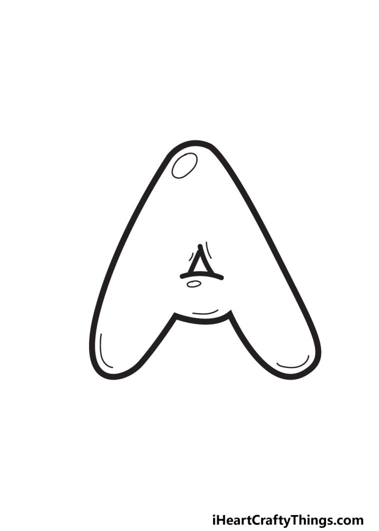Bubble Letter A: Draw Your Own Bubble A In 6 Easy Steps