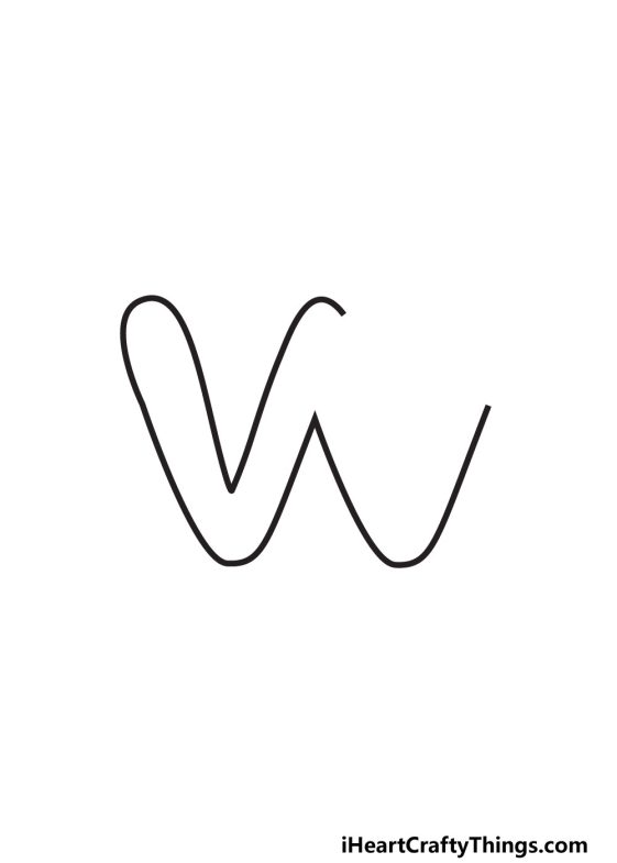 Bubble Letter W: Draw Your Own Bubble W In 6 Easy Steps