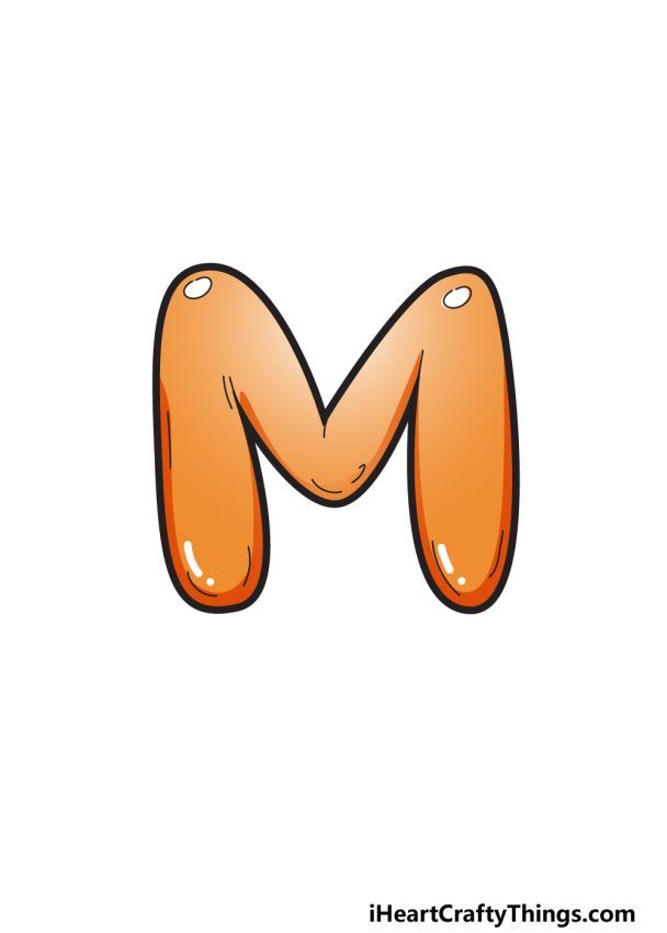 Bubble Letter M: Draw Your Own Bubble M In 7 Easy Steps
