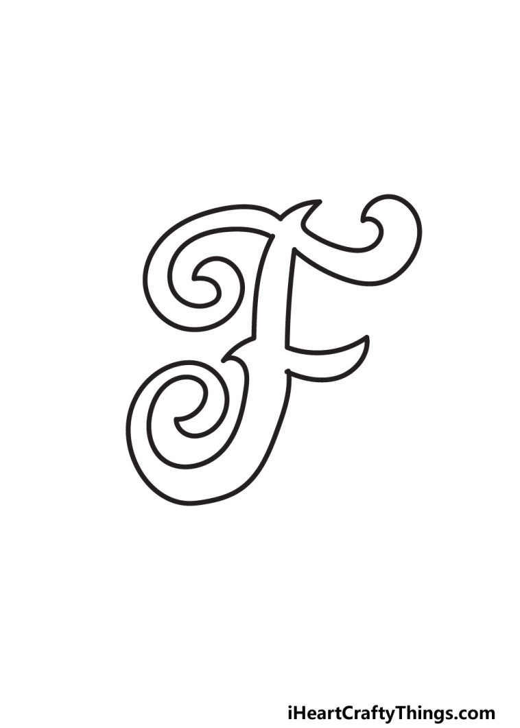 Fancy Letter F: Draw Your Own Fancy Letter F In 6 Easy Steps