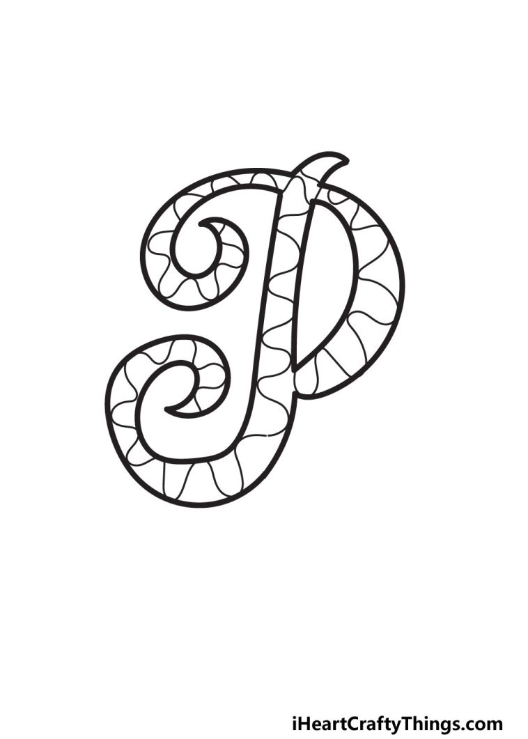 Fancy Letter P: Draw Your Own Fancy Letter P In 6 Easy Steps