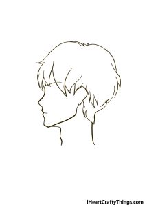 How To Draw An Anime Side Profile Step By Step!