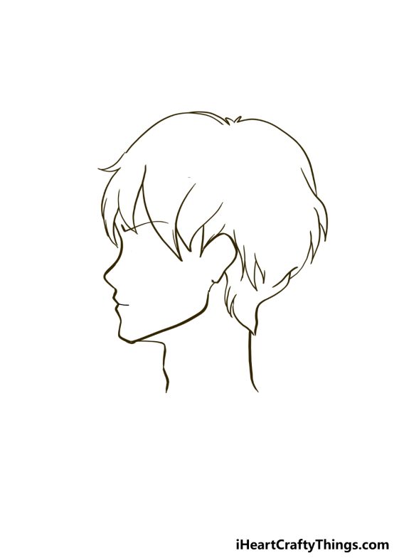 How To Draw An Anime Side Profile Step By Step!