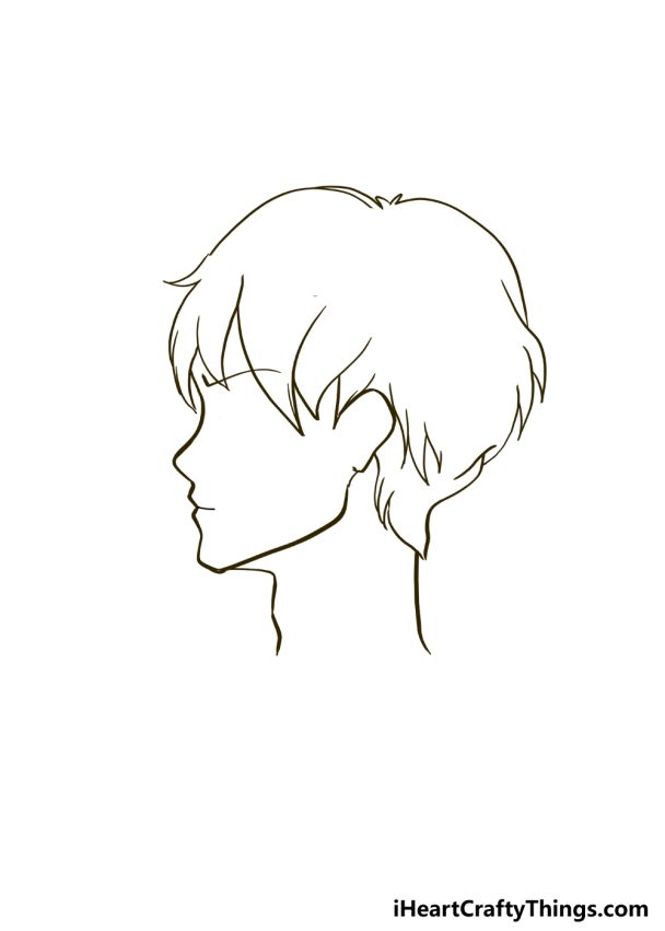 How To Draw An Anime Side Profile Step By Step!