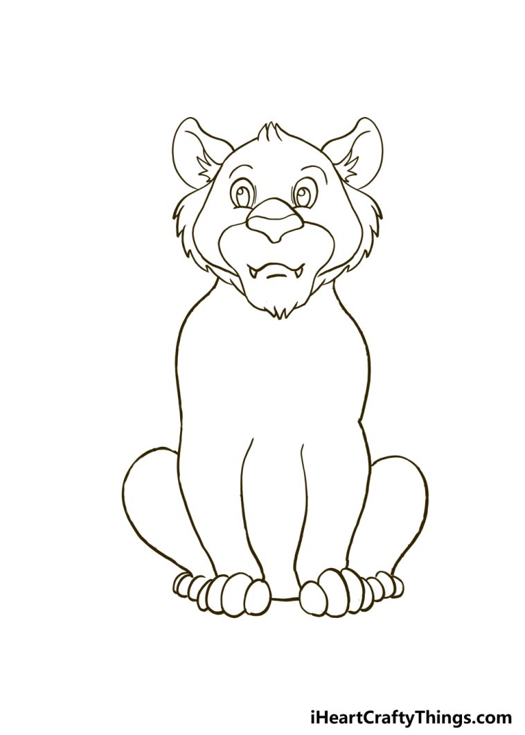 How To Draw A Cartoon Tiger Step By Step!