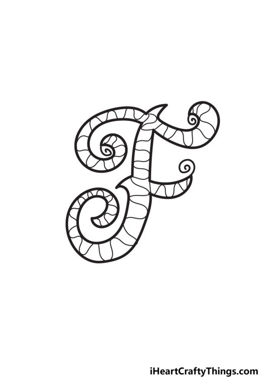 Fancy Letter F: Draw Your Own Fancy Letter F In 6 Easy Steps