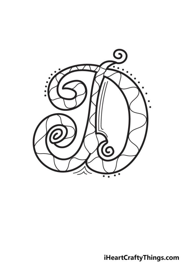 Fancy Letter D: Draw Your Own Fancy Letter D In 6 Easy Steps