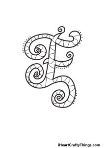 Fancy Letter E: Draw Your Own Fancy Letter E In 6 Easy Steps