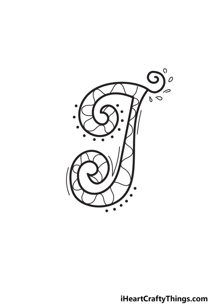 Fancy Letter I: Draw Your Own Fancy Letter I In 6 Easy Steps