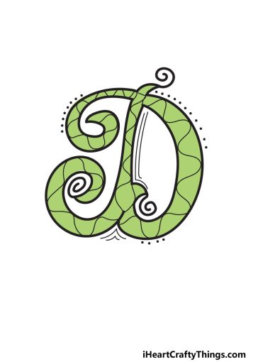 Fancy Letter D: Draw Your Own Fancy Letter D In 6 Easy Steps