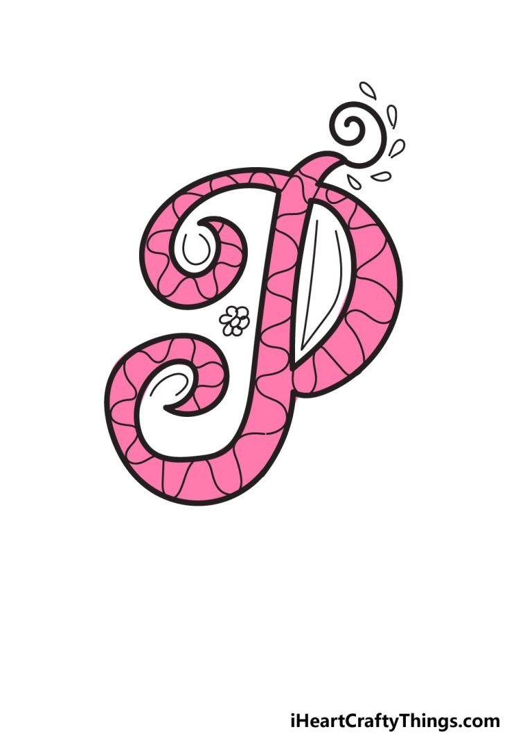 Fancy Letter P: Draw Your Own Fancy Letter P In 6 Easy Steps