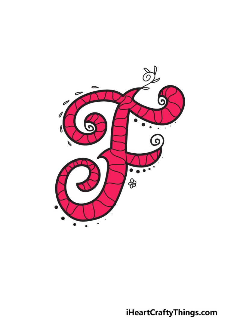 Fancy Letter F: Draw Your Own Fancy Letter F In 6 Easy Steps