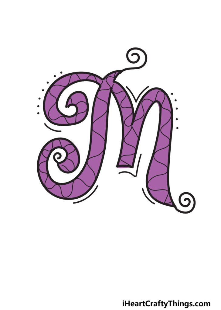 Fancy Letter M: Draw Your Own Fancy Letter M In 6 Easy Steps