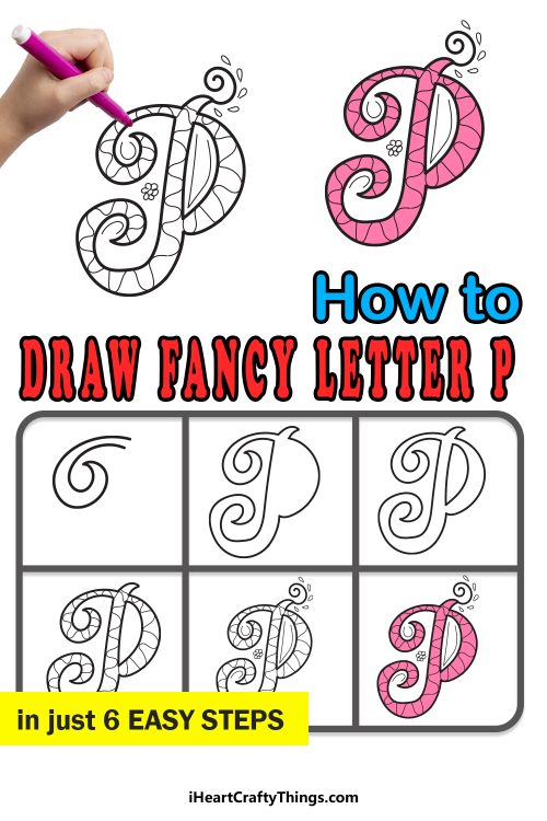 Fancy Letter P: Draw Your Own Fancy Letter P In 6 Easy Steps