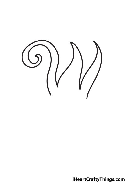 Fancy Letter W: Draw Your Own Fancy Letter W In 6 Easy Steps