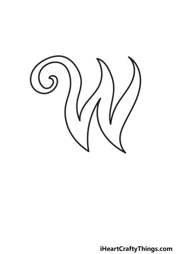 Fancy Letter W: Draw Your Own Fancy Letter W In 6 Easy Steps