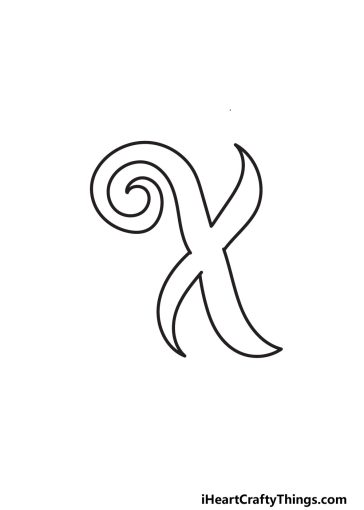 Fancy Letter X: Draw Your Own Fancy Letter X In 6 Easy Steps