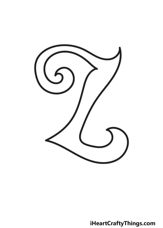 Fancy Letter Z: Draw Your Own Fancy Letter Z In 6 Easy Steps