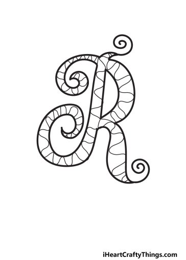 Fancy Letter R: Draw Your Own Fancy Letter R In 6 Easy Steps