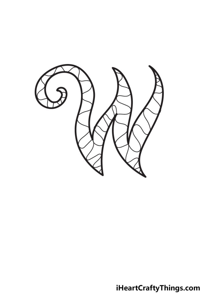 Fancy Letter W: Draw Your Own Fancy Letter W In 6 Easy Steps