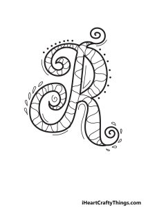 Fancy Letter R: Draw Your Own Fancy Letter R In 6 Easy Steps