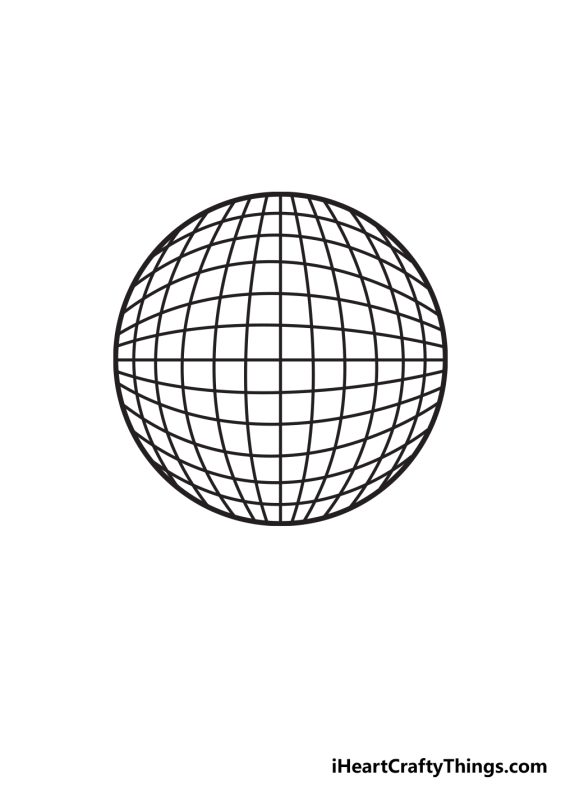 How To Draw A Disco Ball Step By Step!