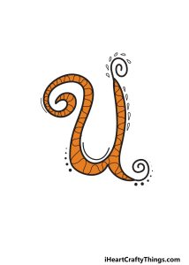 Fancy Letter U: Draw Your Own Fancy Letter U In 6 Easy Steps
