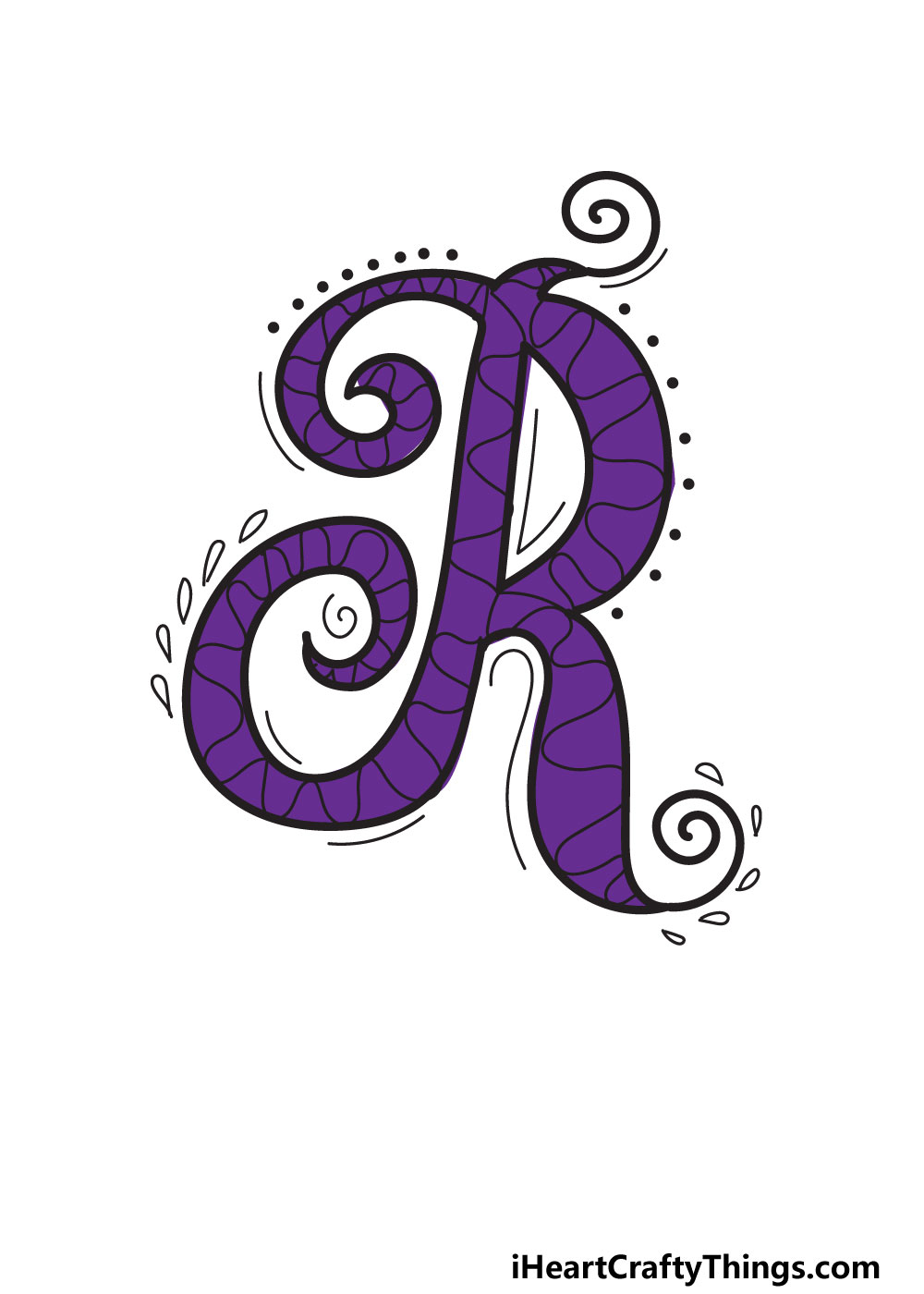 Fancy Letter R: Draw Your Own Fancy Letter R In 6 Easy Steps