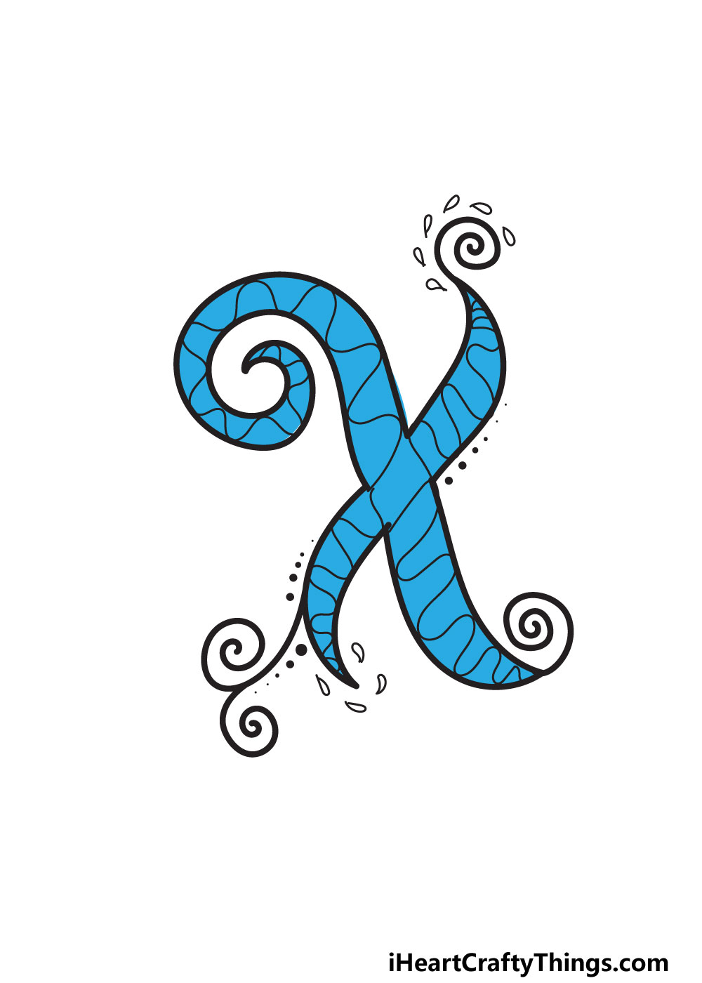 Fancy Letter X: Draw Your Own Fancy Letter X In 6 Easy Steps