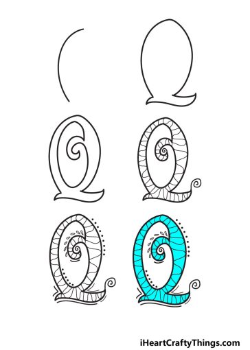 Fancy Letter Q: Draw Your Own Fancy Letter Q In 6 Easy Steps