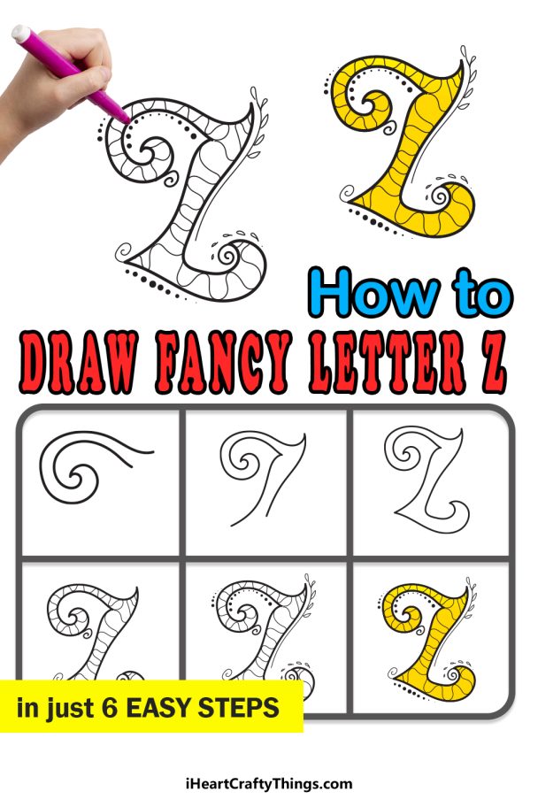 Fancy Letter Z: Draw Your Own Fancy Letter Z In 6 Easy Steps