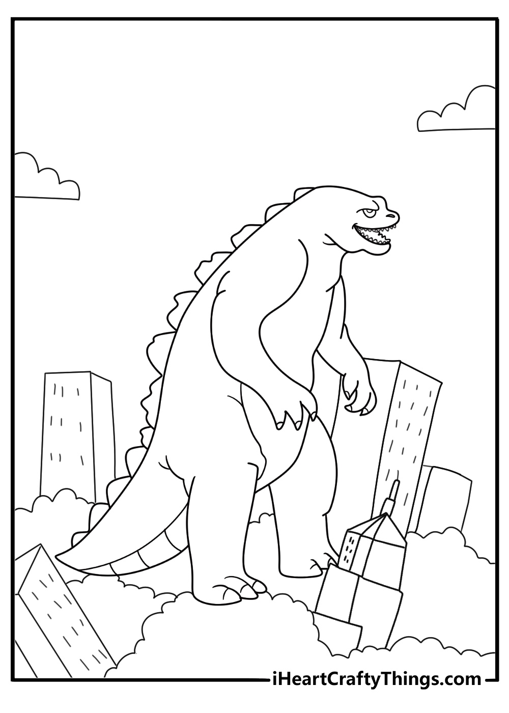 Godzilla Coloring Pages (40+ Free PDF Printables For Fans)
