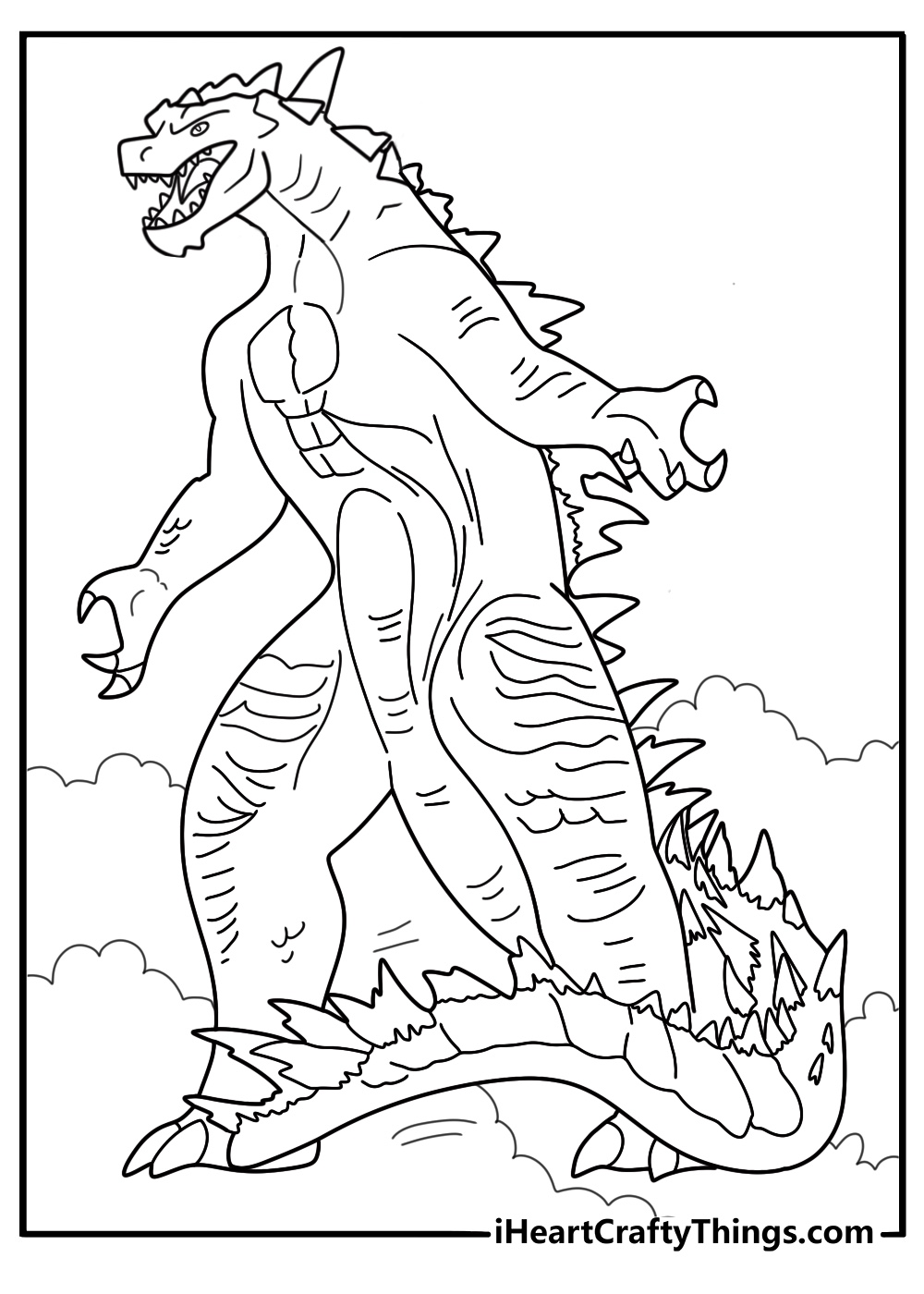 Godzilla Coloring Pages (40+ Free PDF Printables For Fans)