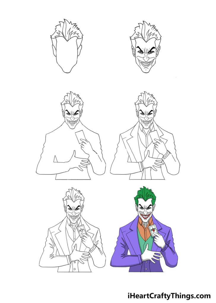 How To Draw The Joker Step By Step!