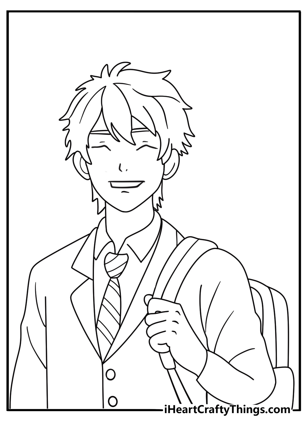 1500+ Free Anime Coloring Pages (Printable PDF Sheets)