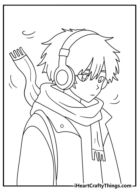 1500+ Free Anime Coloring Pages (Printable PDF Sheets)