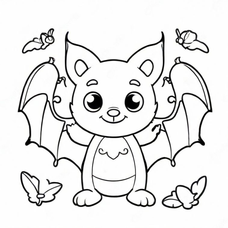 Bat Drawing - How To Draw A Bat Step By Step!