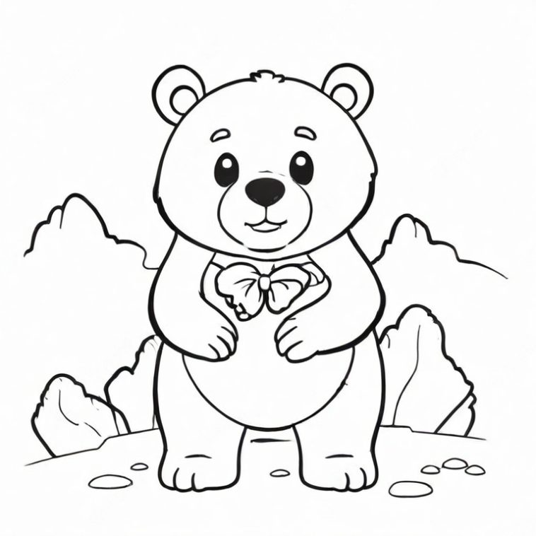 Bear Drawing - How To Draw A Bear Step By Step!