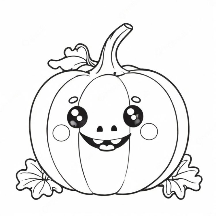 Pumpkin Drawing - How To Draw A Pumpkin Step By Step!