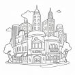 City Drawing - How To Draw A City Step By Step