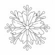 Snowflake Drawing - How To Draw A Snowflake Step By Step!