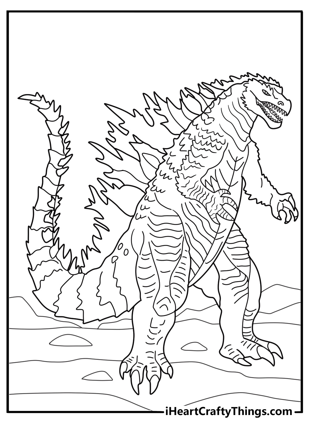 Godzilla Coloring Pages (40+ Free PDF Printables For Fans)