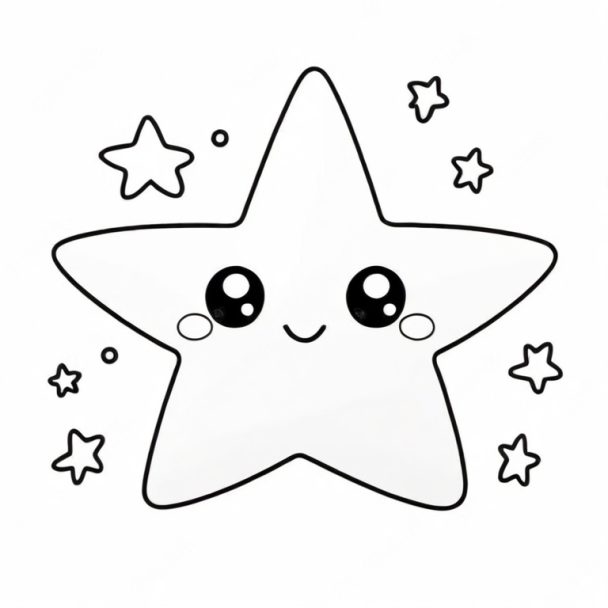 Star Drawing - How To Draw A Star Step By Step!