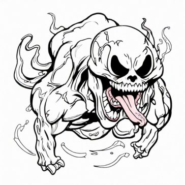 How To Draw Venom Step By Step!
