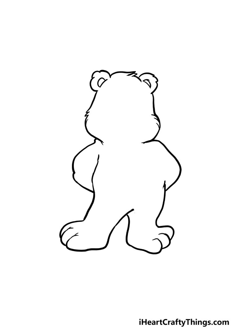 How To Draw A Care Bear Step By Step!