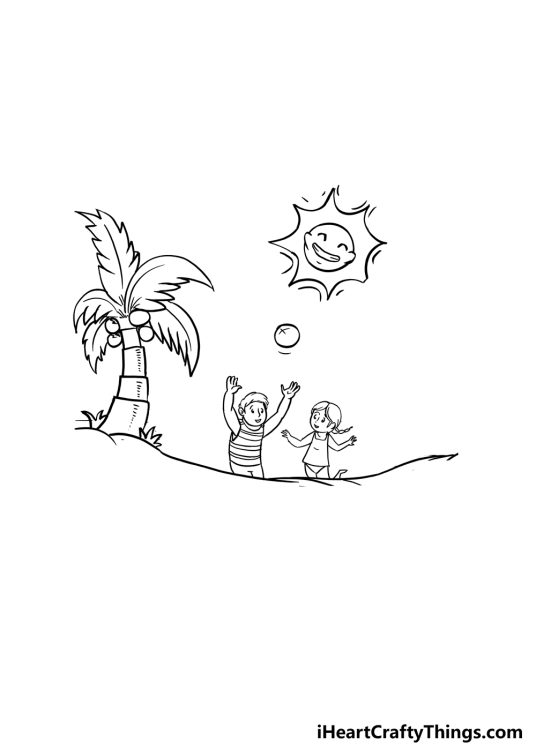 How To Draw Summer Step By Step!