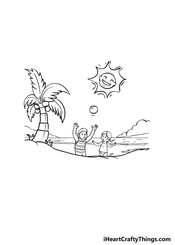 How To Draw Summer Step By Step!