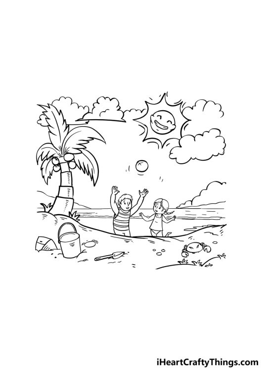 How To Draw Summer Step By Step!