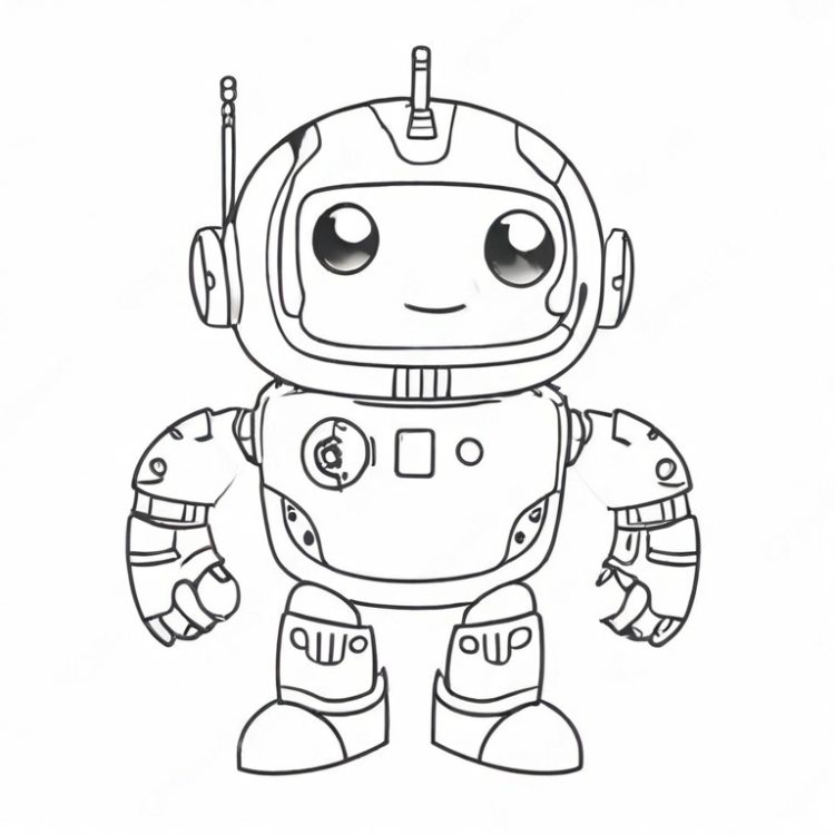 Robot Drawing - How To Draw A Robot Step By Step