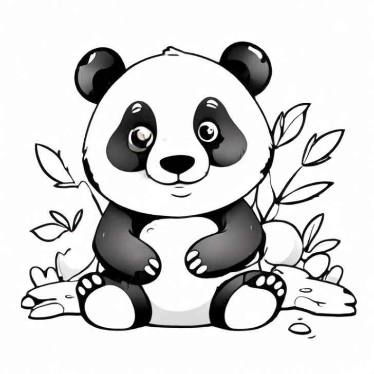 Panda Drawing - How To Draw A Panda Step By Step